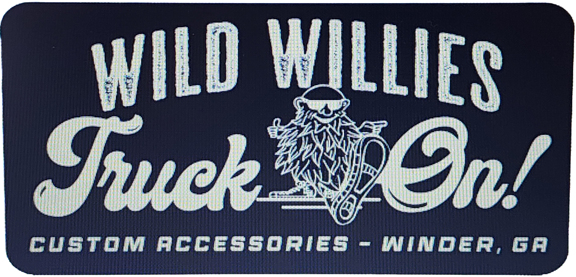 Wild Willies Truck On Decal